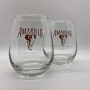 Amazon.com | Amarula Cream Liqueur Glasses | Set of 2: Mixed Drinkware Sets
