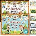 Amazon.com : 77Pcs Camping Theme Classroom Decor Set with Background ...