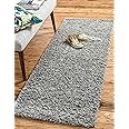 Amazon.com: Unique Loom Solid Shag Collection Area Rug (2' x 6' 5 ...