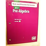Holt Pre-Algebra: Homework and Practice Workbook: HOLT, RINEHART AND ...