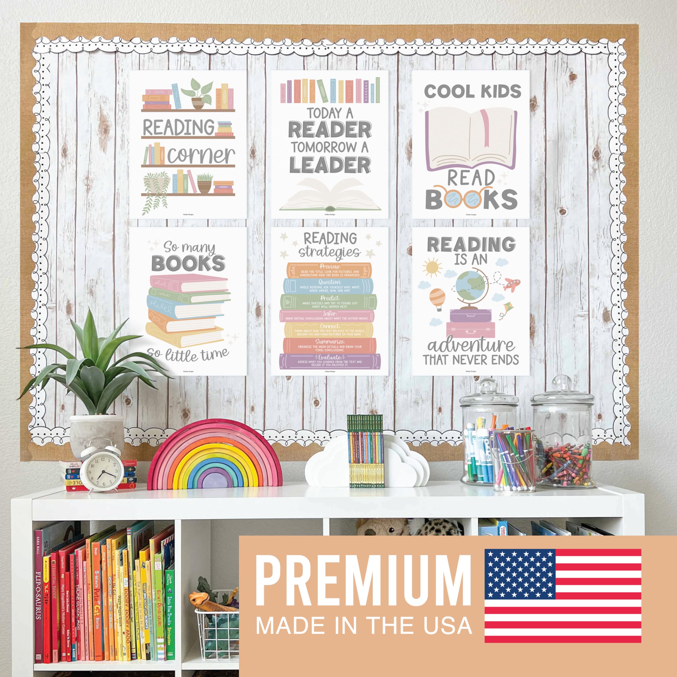 Mua Hadley Designs 6 Motivational Reading Strategies Posters ...