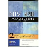 NIV, The Message, Parallel Bible, Hardcover: Two Bible Versions ...