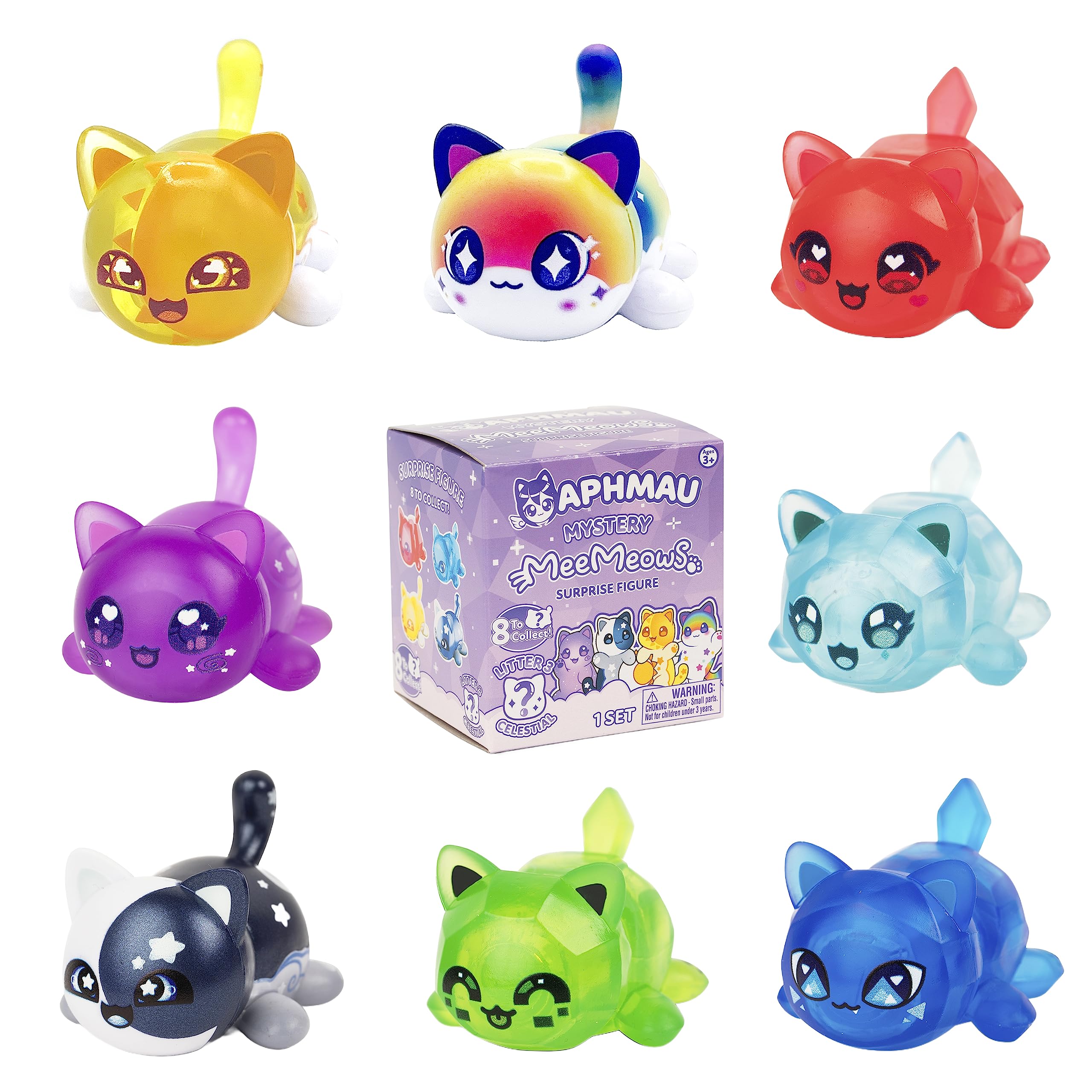 Aphmau Mystery MeeMeows Surprise Figures 6 Pack; Wildy Popular; 8 ...