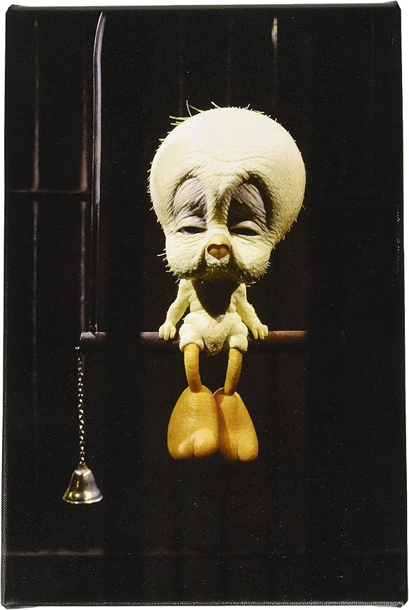 Amazon.com: iCanvasART Old Tweety Bird Canvas Art Print by Banksy, 12 ...