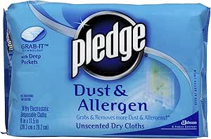 Amazon.com: Pledge Grab-It Refill, Unscented, Dust & Allergen, 16-Count ...
