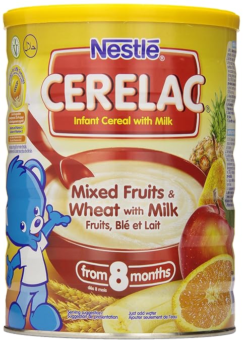 Nestlé CERELAC Mixed Fruits & Wheat with Milk Infant Cereal 1kg, 8 ...