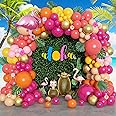 Amazon.com: Ouddy Life 178Pcs Tropical Balloons Arch Garland Kit, Luau Tropical Party ...