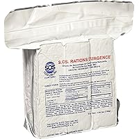 S.O.S. Rations Emergency 3600 Calorie Food Bar - 3 Day / 72 Hour Package with 5 Year Shelf Life ...