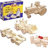 Amazon.com: Kraftic Woodworking Building Kit for Kids and Adults, with ...