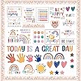 Amazon.com: 50 Pcs Today is A Great Day Bulletin Board Decoration Set ...