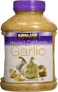 Kirkland Signature Minced California Garlic, 48 Ounce: Amazon.ca: Grocery