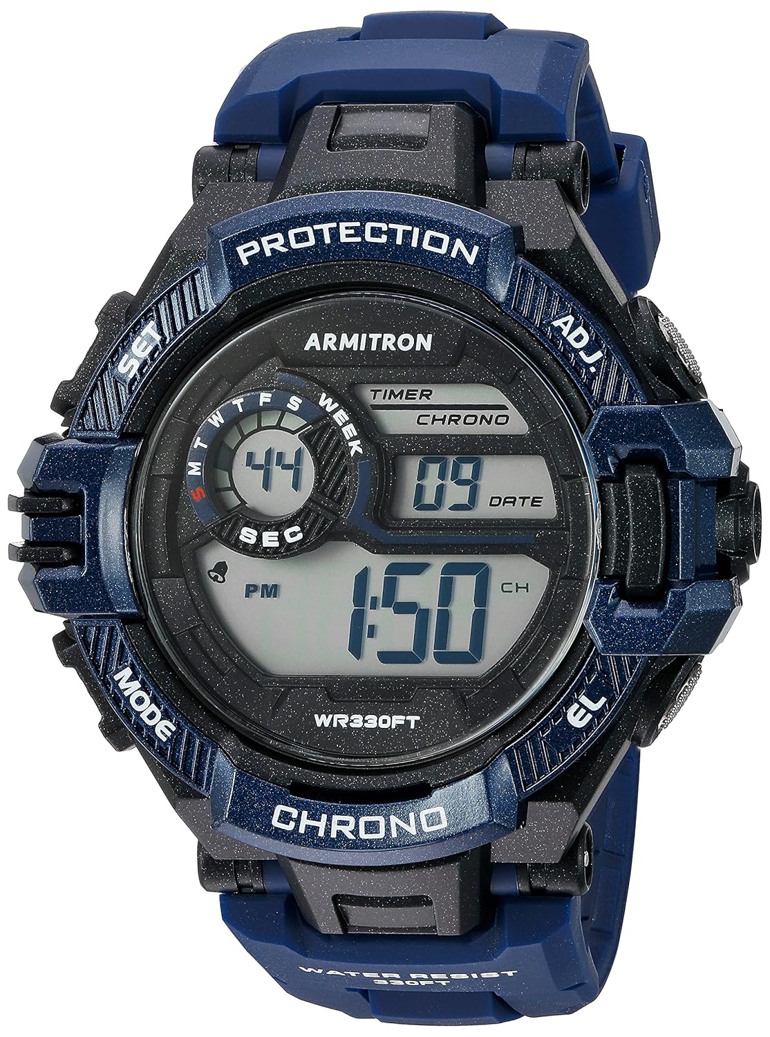 Men's Watches - Armitron Sport Men's 40/8383NVY Black Accented Digital ...