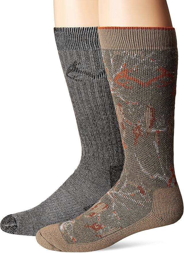 Realtree Men's Camo Wool Blend Socks, Taupe, Large: Amazon.ae