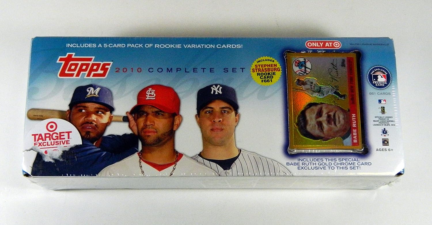 Amazon.com: 2010 Topps Baseball Factory Set (661) Target Babe Ruth Gold ...