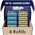 Amazon.com: Gillette Mens Razor Blade Refills, 4 ProGlide Chill ...