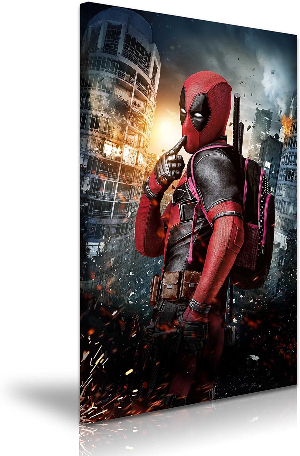 Deadpool Canvas Wall Art Picture Print 50x76cm: Amazon.co.uk: Kitchen ...