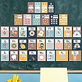 Amazon.com: Boho Alphabet For Classroom Wall Line - Alphabet Letters ...