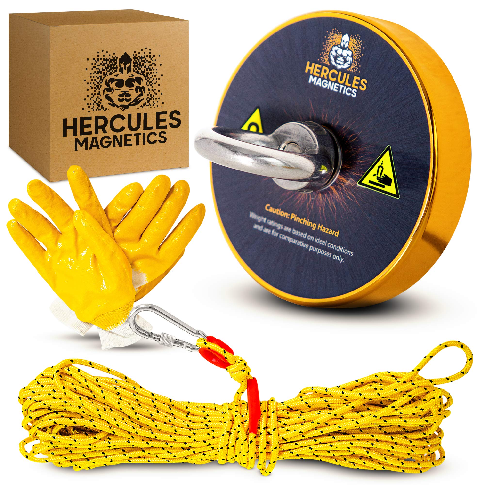 Hercules Magnetics 1000 lb Magnet Fishing - Large Fishing Magnet with ...