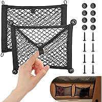 Amazon.com: RED WOLF 2 Pcs Universal Cargo Net Pocket Elastic Mesh ...