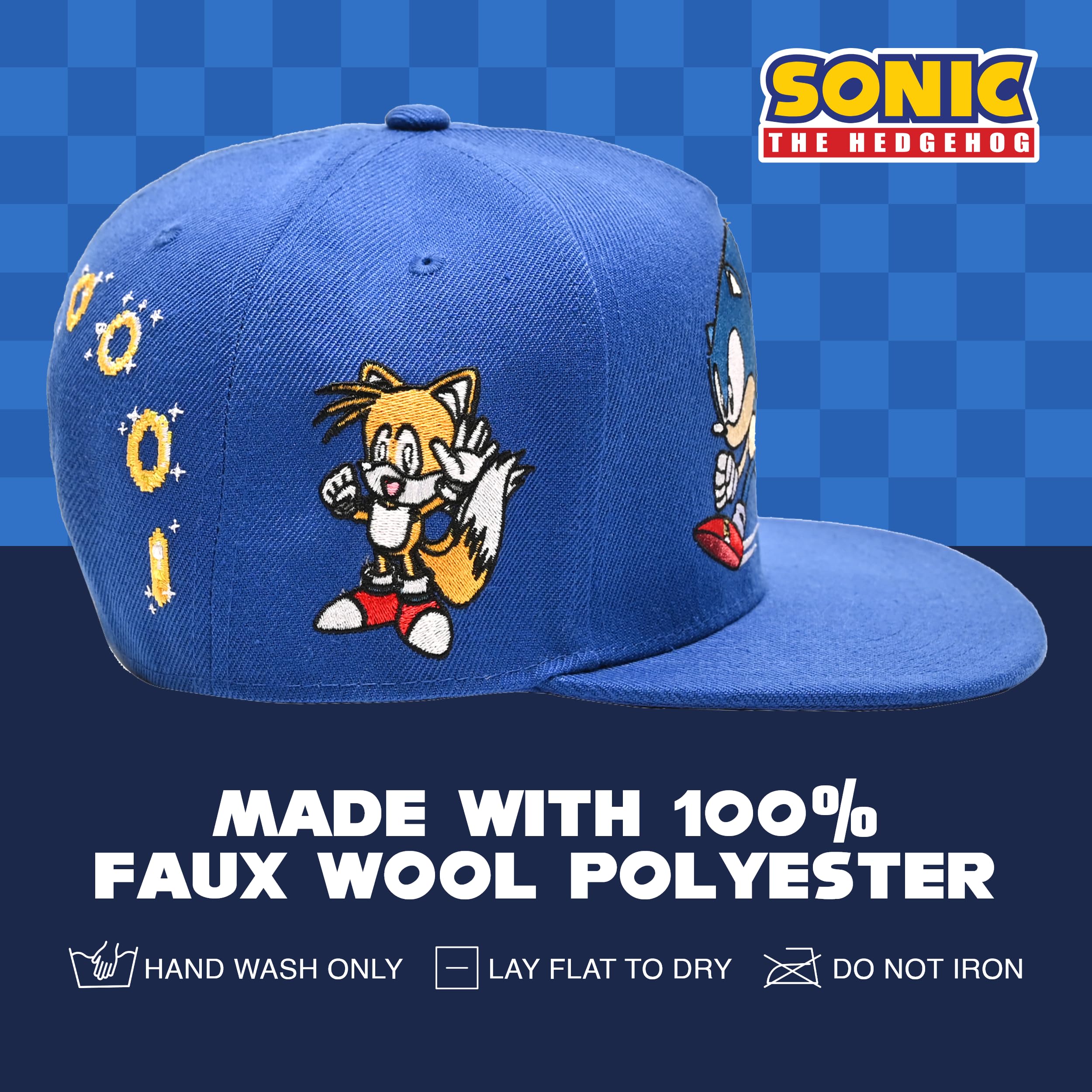 Mua Men's Sonic The Hedgehog Cap, Embroidered Logo Baseball Hat with ...