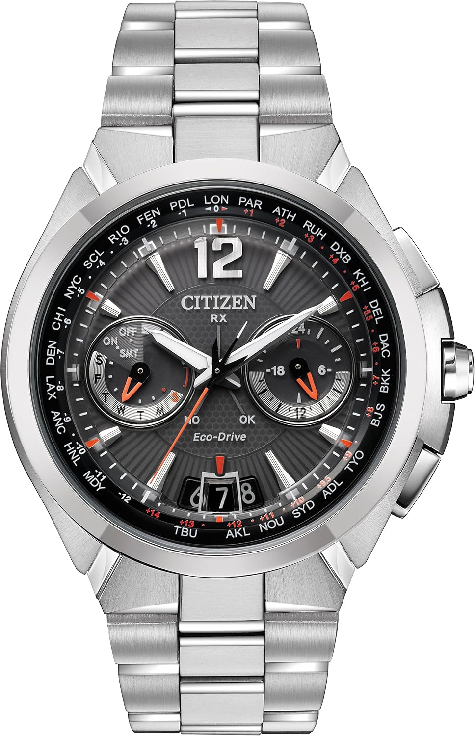 Citizen Watch Satellite Wave Air Men's Quartz Watch with Black Dial ...