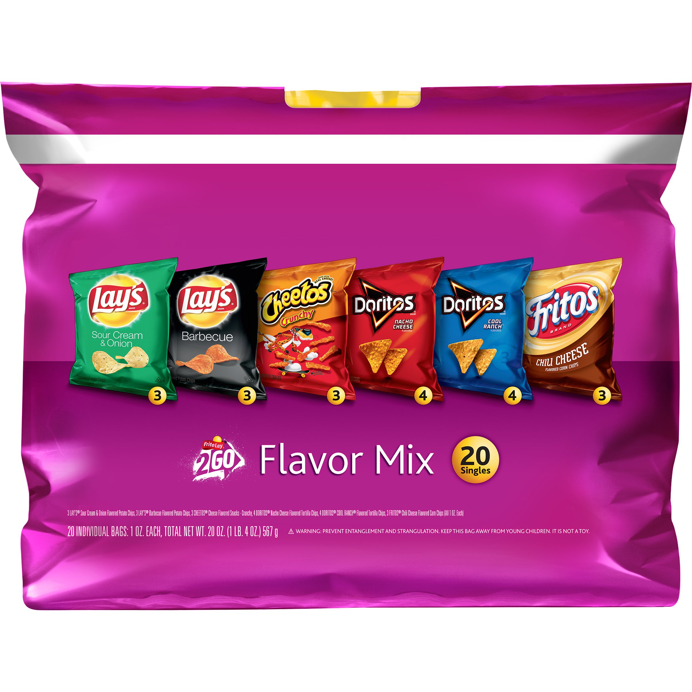Amazon.com: Frito-Lay Chips Classic Mix Multipack, 20 Count