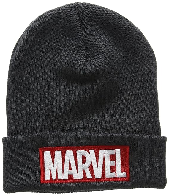 Marvel Comics Logo Mens Beanie Hat: Amazon.co.uk: Clothing