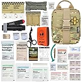 Amazon.com: RHINO RESCUE IFAK Trauma Kit with C-A-T Tourniquet for Wound Care, Tactical First ...