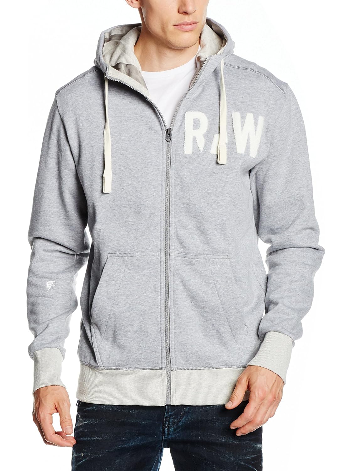 Buy G-Star Raw Men's Grount Hooded Sweatshirt in Sherland Sweat Grey ...