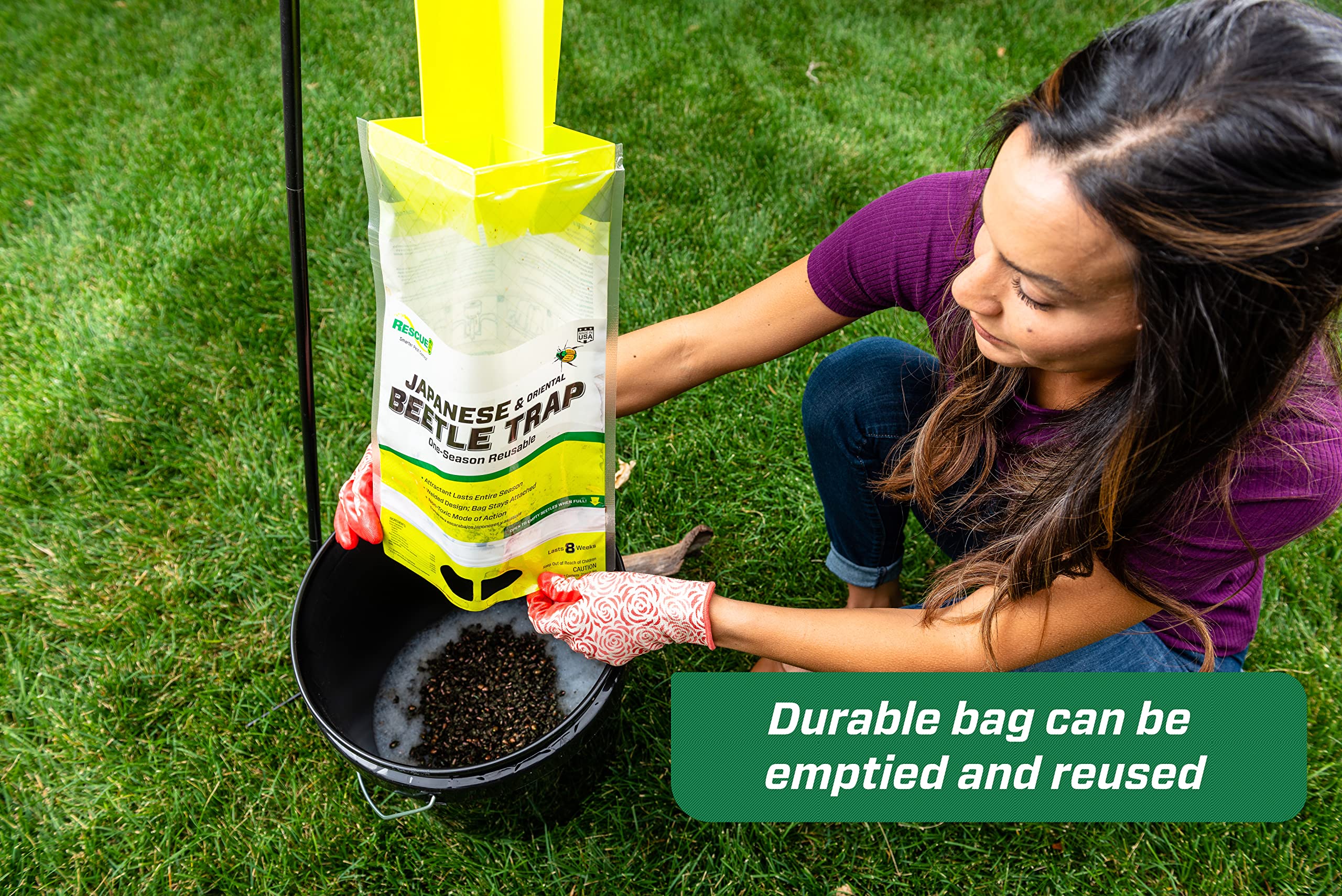 Mua RESCUE! Japanese Beetle Trap – Reusable Bag - 2 Traps RESCUE ...