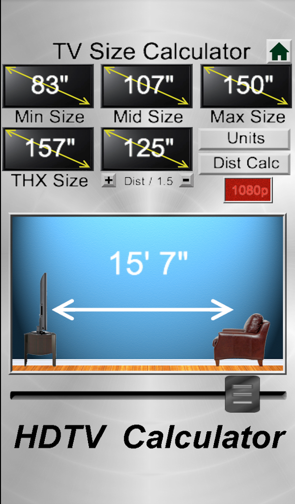 HDTV Calculator:Amazon.com:Appstore for Android