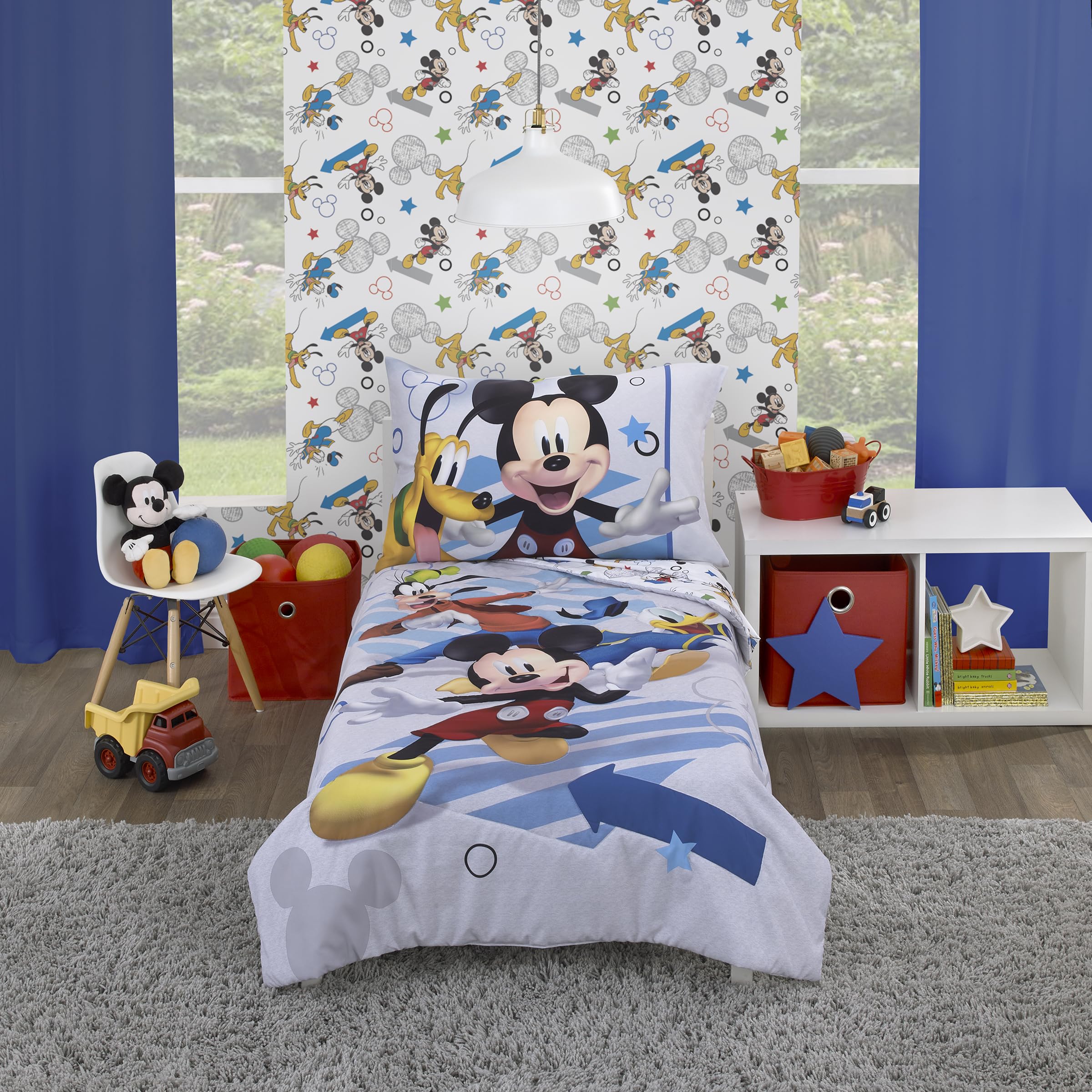 NoJo Disney Mickey Mouse Clubhouse Buddies Multi Colored Goofy, Pluto ...