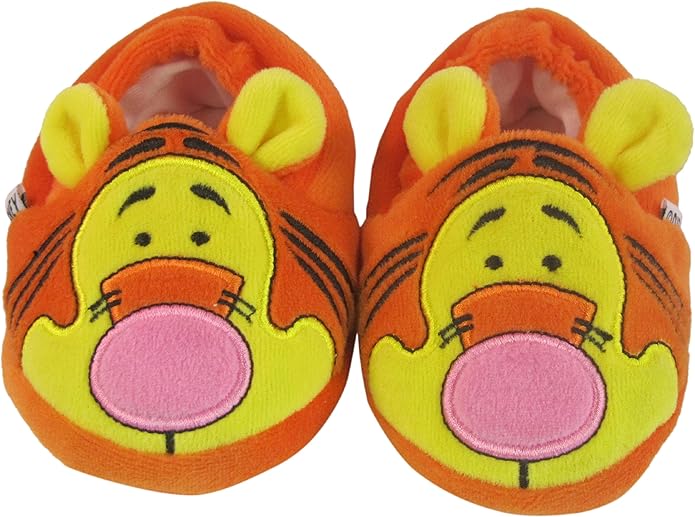Padders Disney Baby Tigger Velour Slipper (Orange, 6 - 12 Months ...