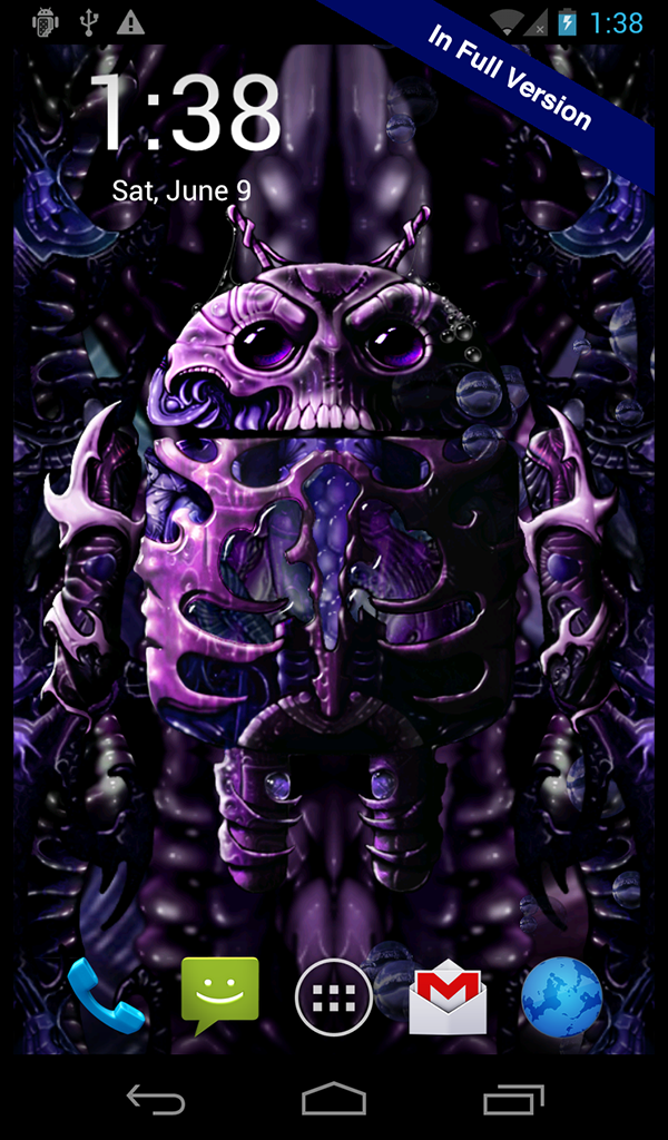 Biomechanical Droid Free Live Wallpaper:Amazon.com:Appstore for Android