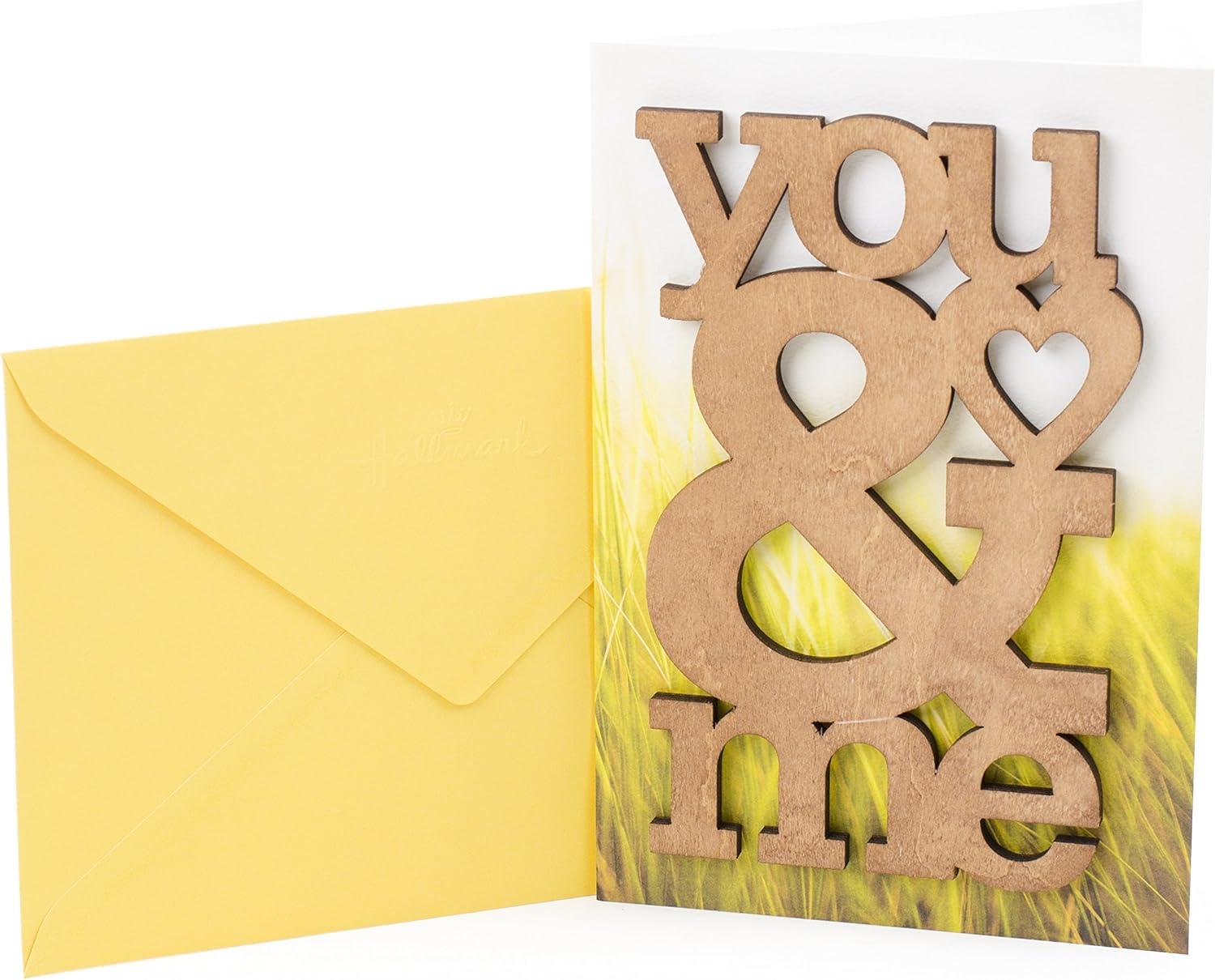 Hallmark Signature Anniversary Card Wooden You Me Hallmark Signature Anniversary Card Wooden You Me