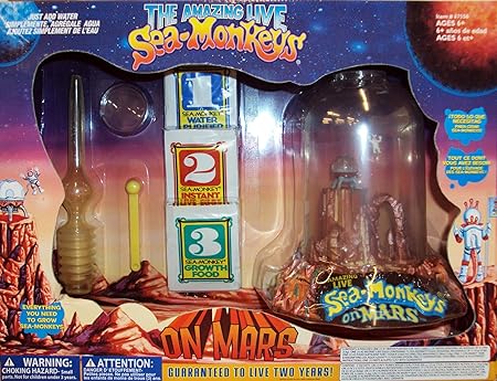 The Amazing Live Sea-Monkeys - Monkeys On Mars: Amazon.co.uk: Toys & Games
