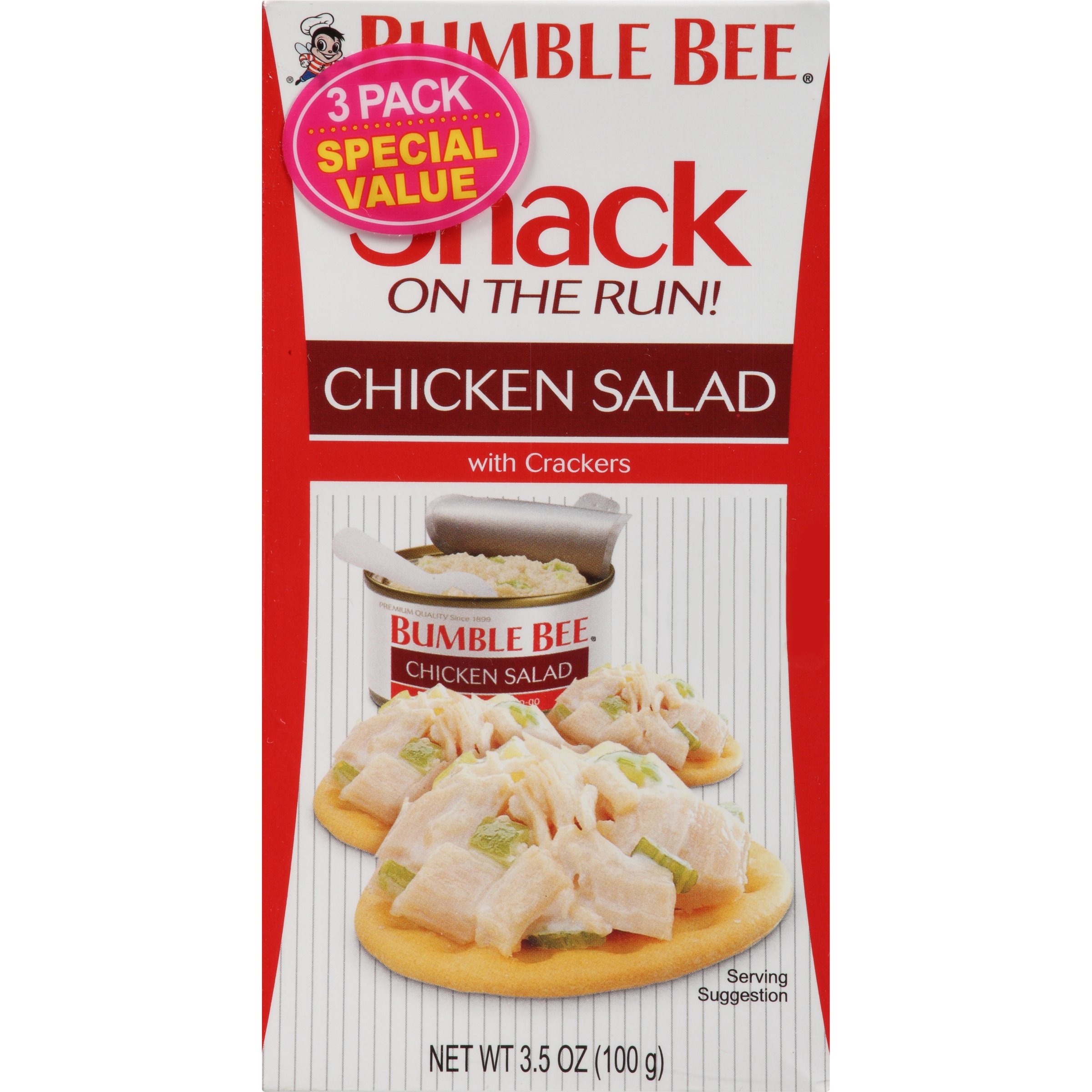 Amazon.com : Bumble Bee Lunch on The Run Kit, Chicken Salad, 8.2 Ounce ...