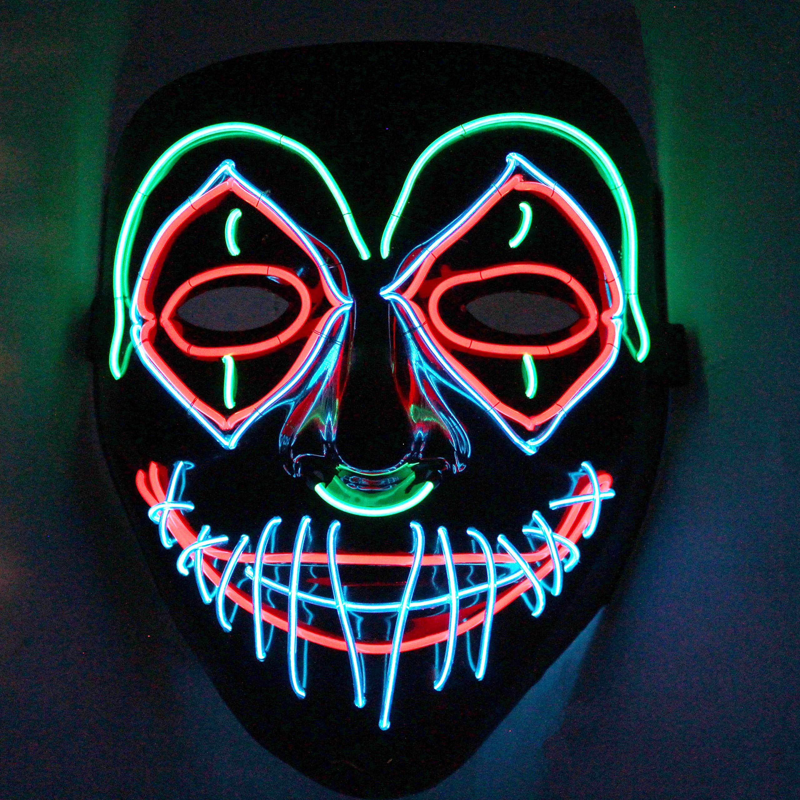 Mua Halloween LED Purge Scary Mask Light Up LED Mask Cool Costume ...