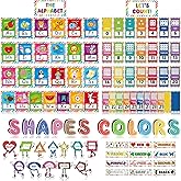 Amazon.com: 67 Pieces Alphabet and Number Bulletin Board Set Manuscript ...