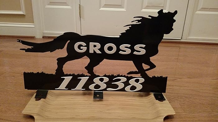 Amazon.com: Custom and Personalized Metal Mailbox Topper: Handmade