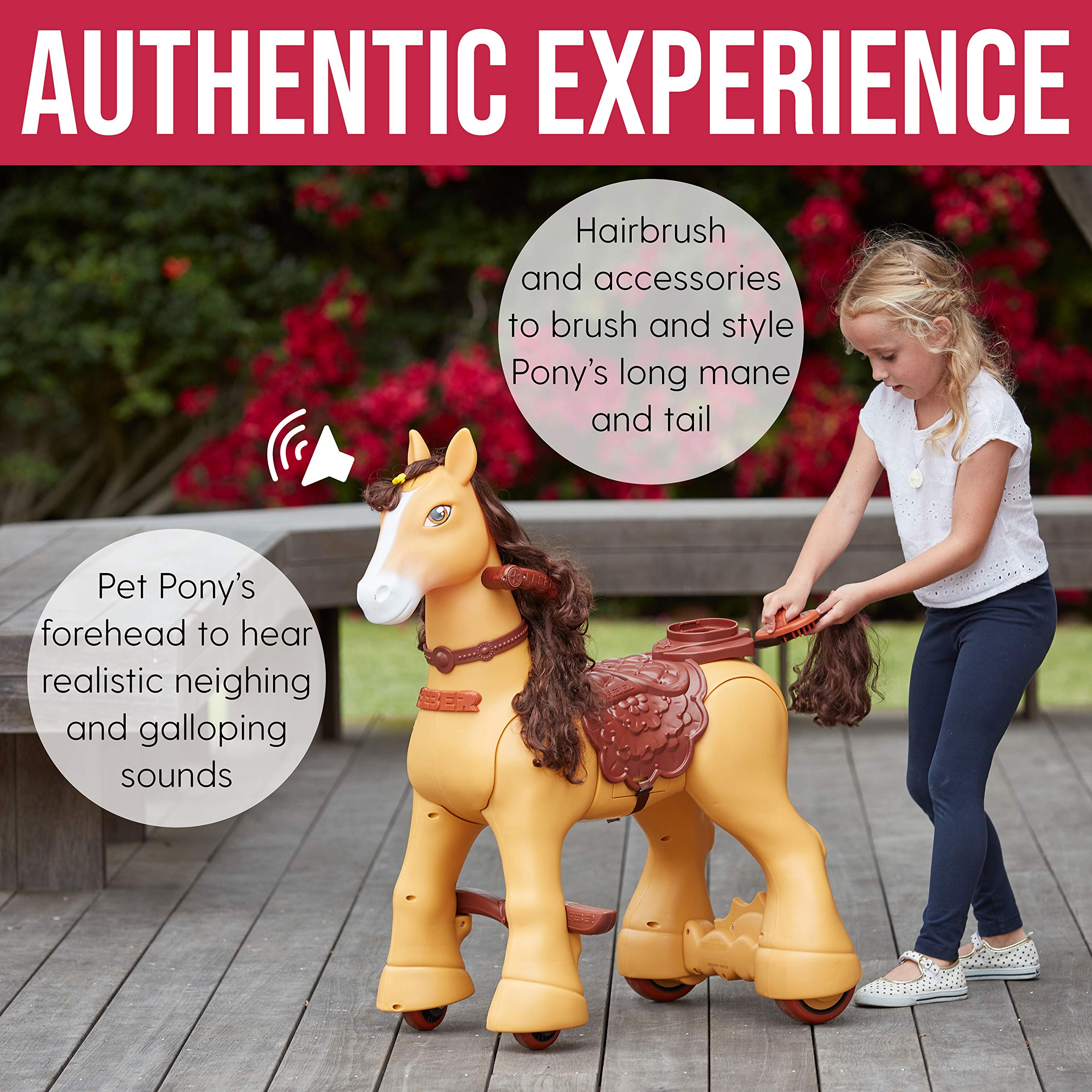 Mua ECR4Kids My Wild Pony, Motorized Ride-On Horse for Kids, Walking ...