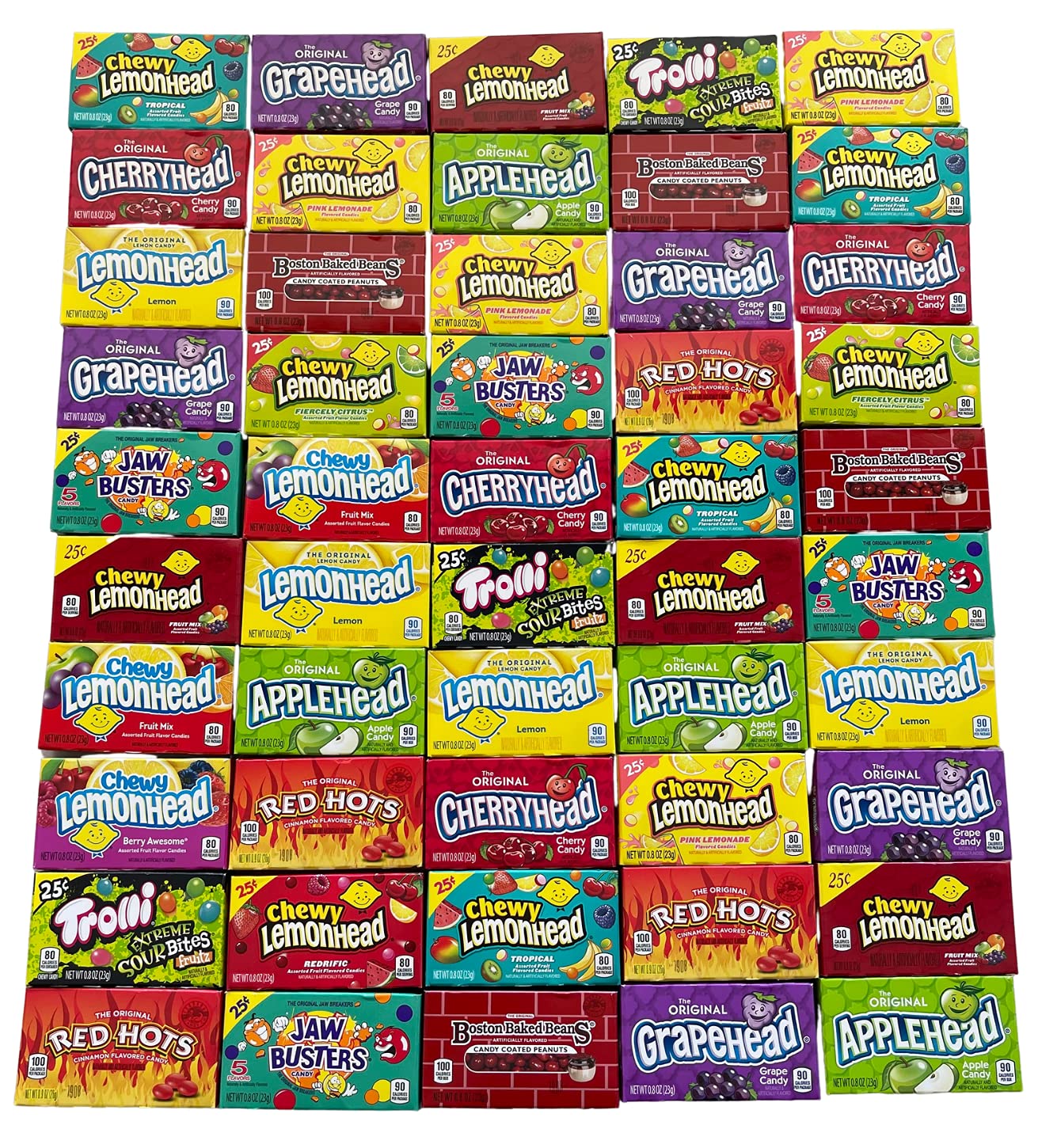 Buy Candy Mix - 50 Mini Boxes of Ferrara Candy Favorites- Lemonhead ...