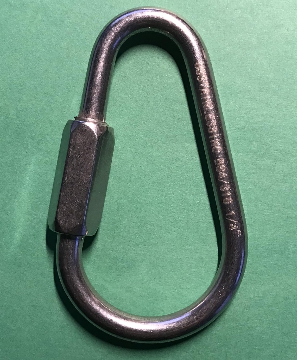 Stainless Steel 316 Pear Shape Quick Link 1/4″ (6mm) Marine Grade ...
