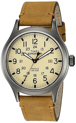 Timex Mens Analogue Classic Quartz Watch with Leather Strap TWC001200 ...