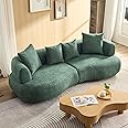 Amazon.com: mr.waiba 102.3'' Modern Luxury Oversized Curved Combination Sofa Comfortable Fabric ...