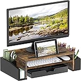 Amazon.com: Simple Houseware Desk Monitor Stand Riser with Adjustable ...