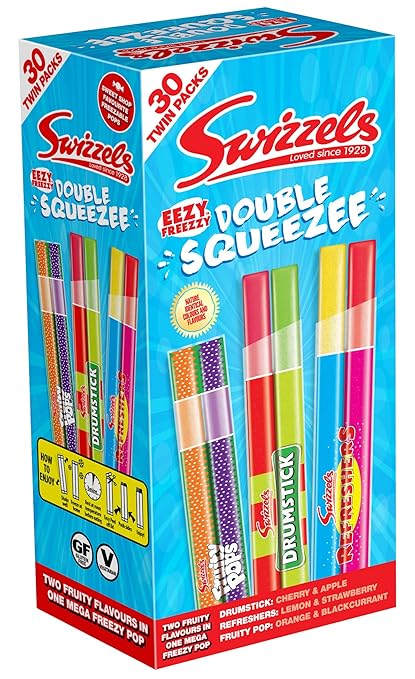 Swizzels Double Squeezee Ice Pops: Amazon.co.uk: Grocery