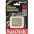Amazon.com: Sandisk Extreme CompactFlash Memory Card - 64 GB (SDCFXS-064G-A46) : Electronics