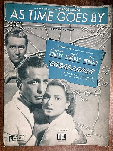 AS TIME GOES BY (Herman Hupfeld 1932 SHEET MUSIC) Excellent condition ...