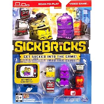 Amazon.com: Sick Bricks, Big Sick Character Pack Bucky Blastoff vs ...
